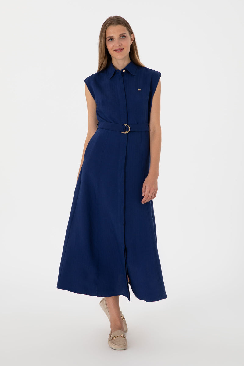 Teget Plava Ženska Polo Haljina | U.S. Polo Assn. | uspoloassn.hr